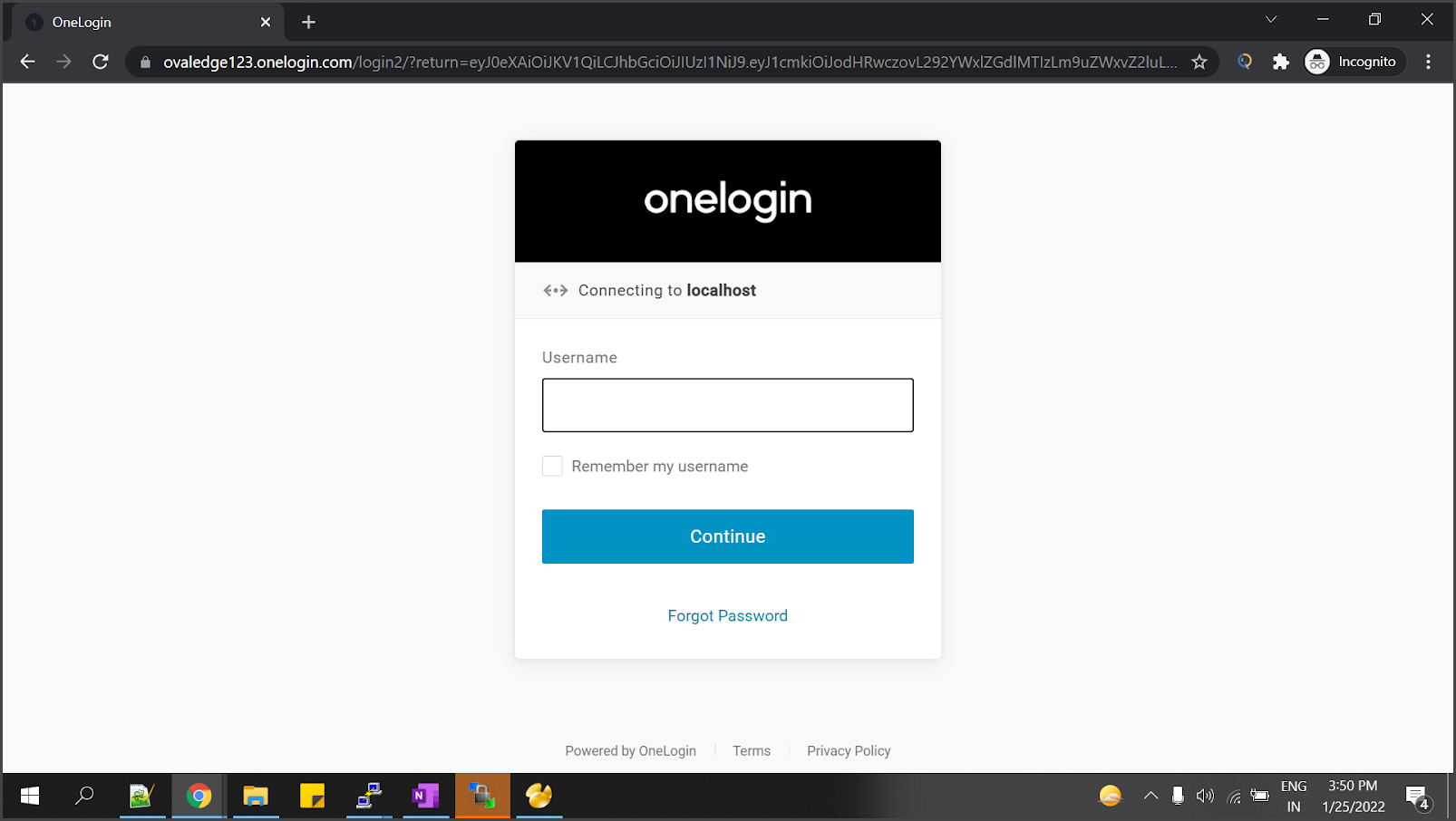 How to log in to Chrome Plugin using OneLogin?