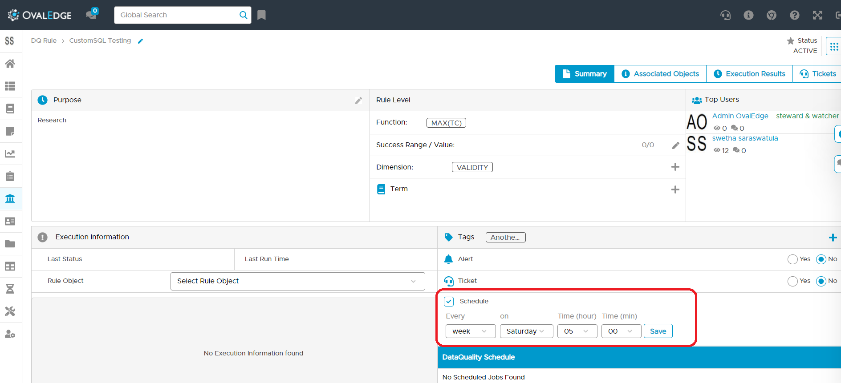How to setup Data Quality Rules?