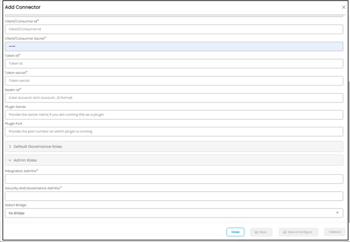 Oracle Netsuite Connector