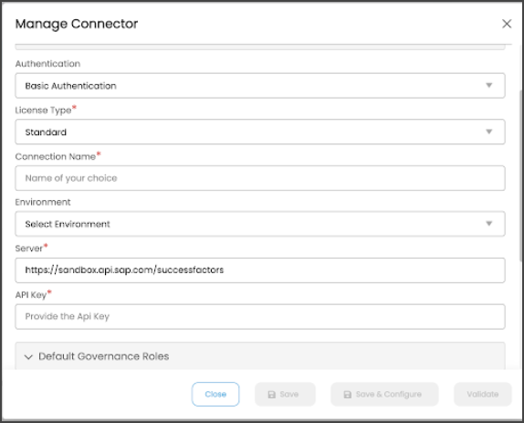 SAP SuccessFactors Connector