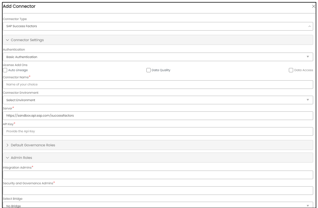 SAP SuccessFactors Connector