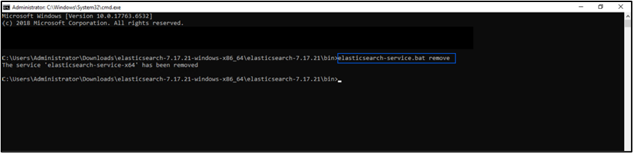 Installation of Elasticsearch 7.x on Windows