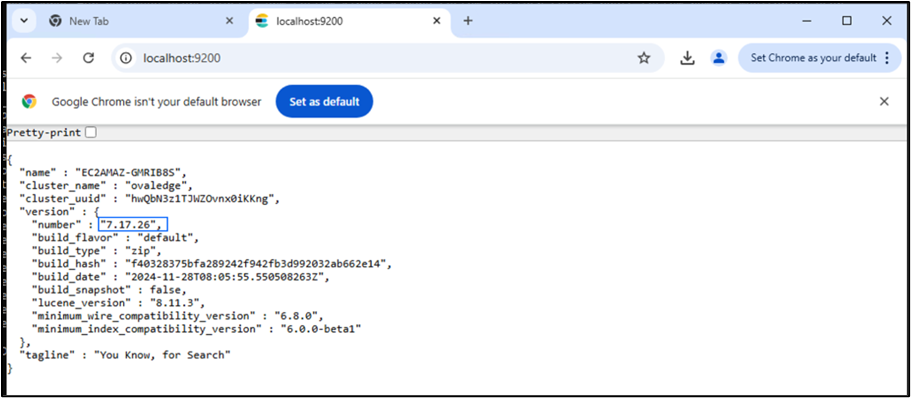 Installation of Elasticsearch 7.x on Windows