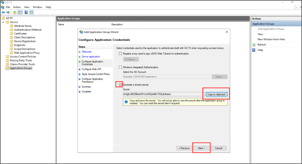 Configuring ADFS with OIDC Support